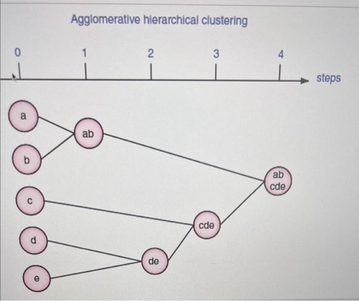 Solved (a) Explain how you would perform agglomerative | Chegg.com