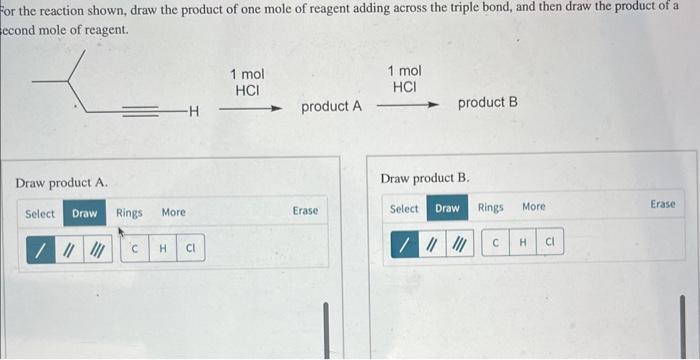 Solved Predict the intermediate and product for the sequence | Chegg.com