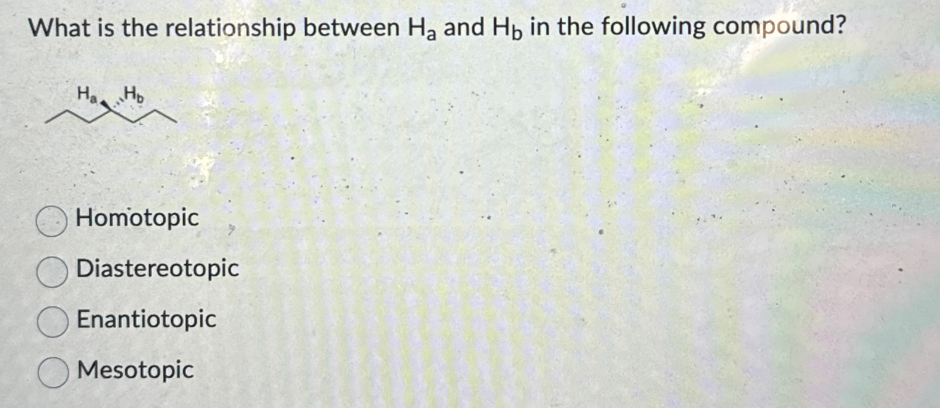 Solved What is the relationship between Ha ﻿and Hb ﻿in the | Chegg.com