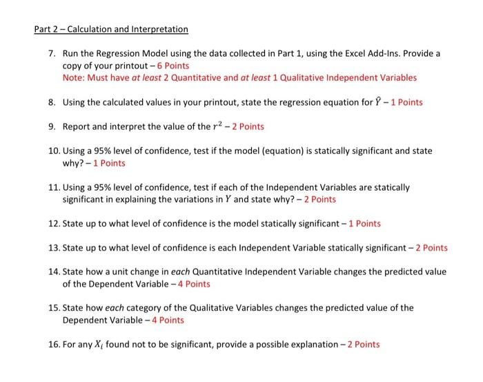Solved Caution: You should first make sure that the data | Chegg.com