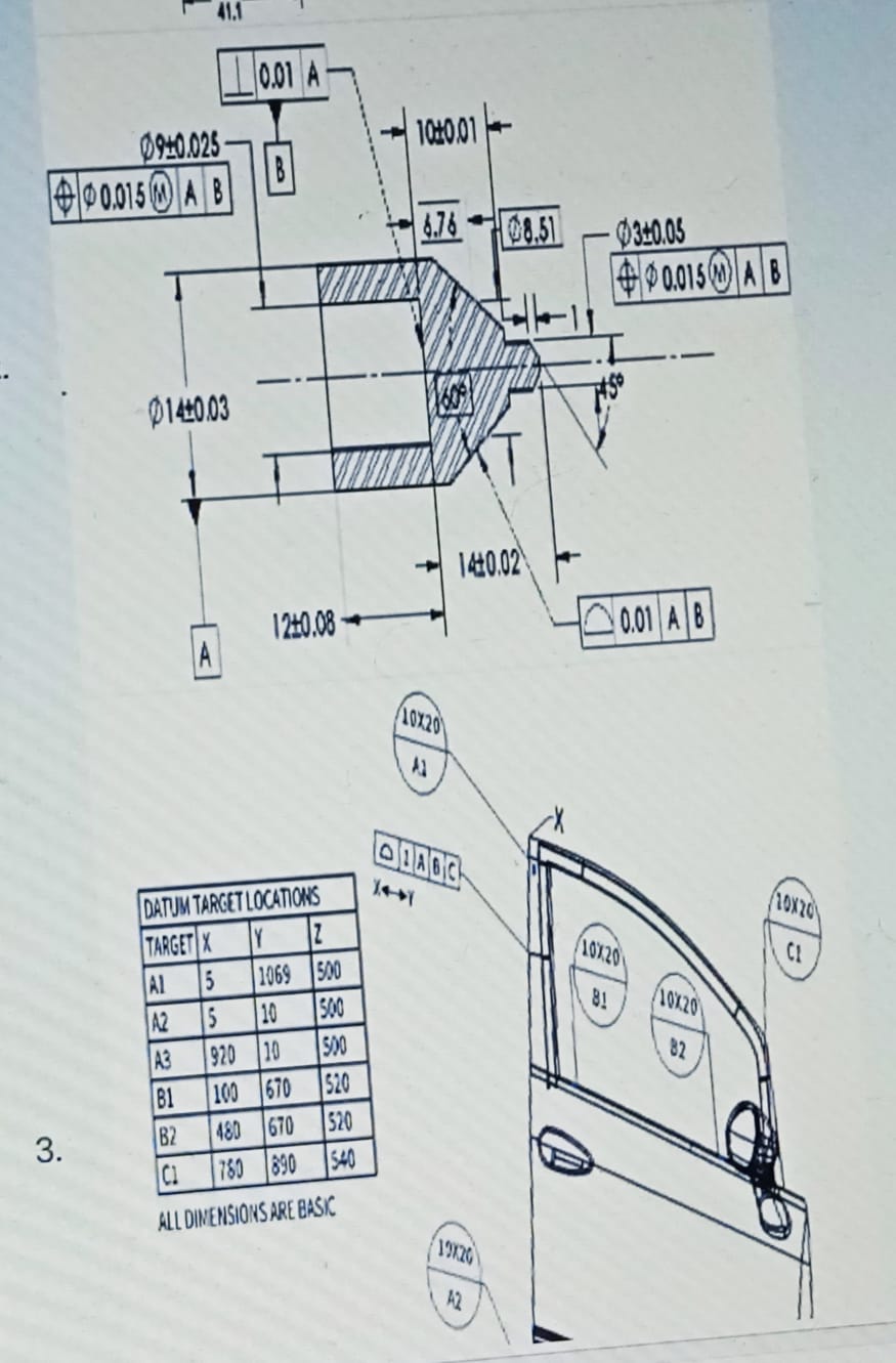 Solved Analyze Engineering Drawings Find Mark And Explain Chegg