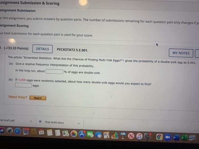 Solved ignment Submission this assignment, you submit | Chegg.com