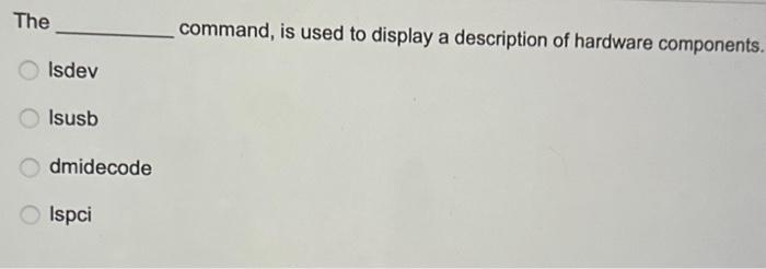 Solved The procfs is called a pseudo-filesystem True | Chegg.com