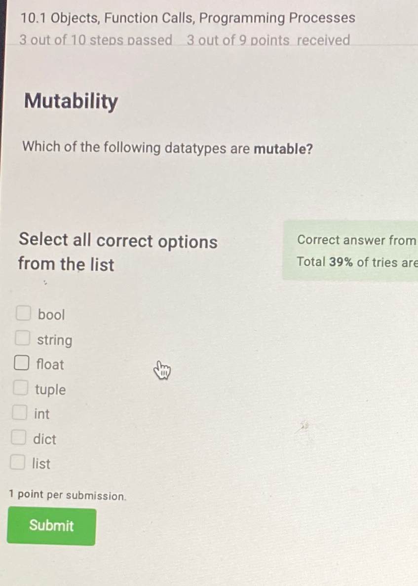 Solved 10.1 ﻿Objects, Function Calls, Programming Processes3 | Chegg.com