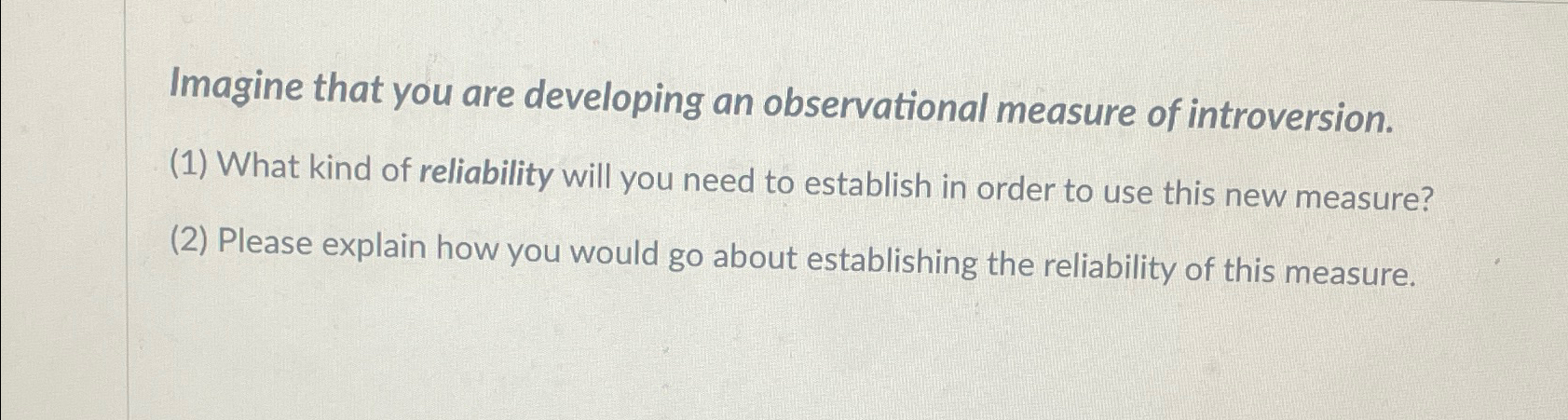 Solved Imagine that you are developing an observational | Chegg.com