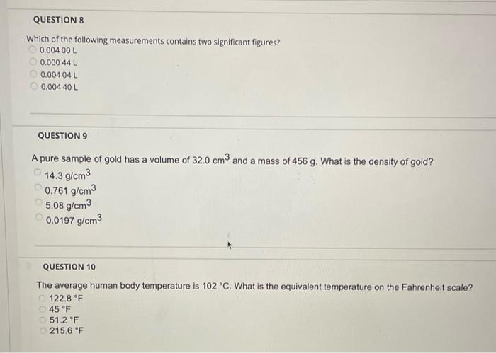 Solved The volume of a sample of concentrated hydrochloric | Chegg.com