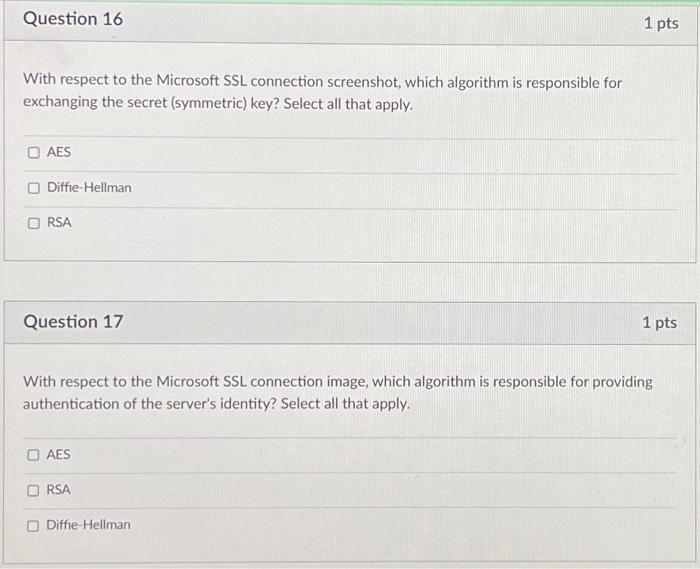 Solved Examine the following image. It shows that the SSL | Chegg.com