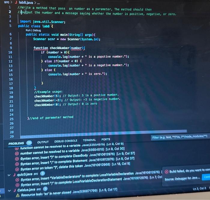 lab8,java > >... 1/Nrite a method that pass an number | Chegg.com lab8,java > >... 1/Nrite a method that pass an number | Chegg.com