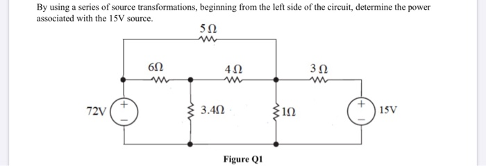 Solved By using a series of source transformations, | Chegg.com