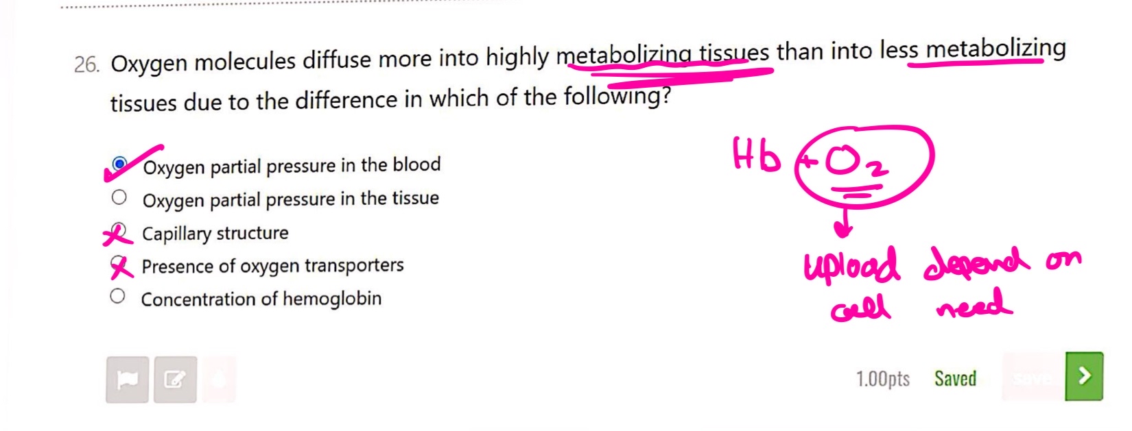 Solved Oxygen molecules diffuse more into highly | Chegg.com