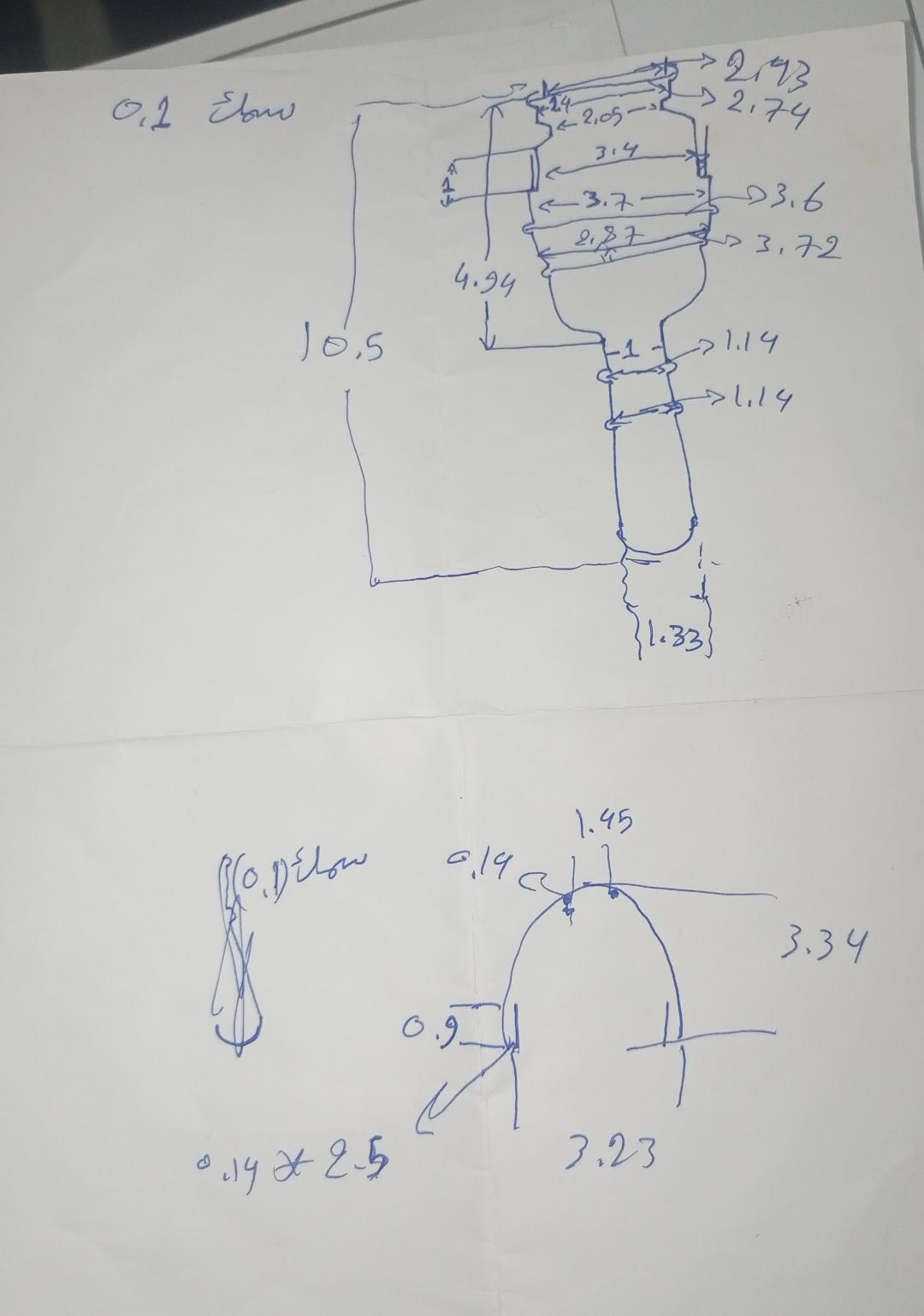 Draw this figure with measurements on the Creo | Chegg.com