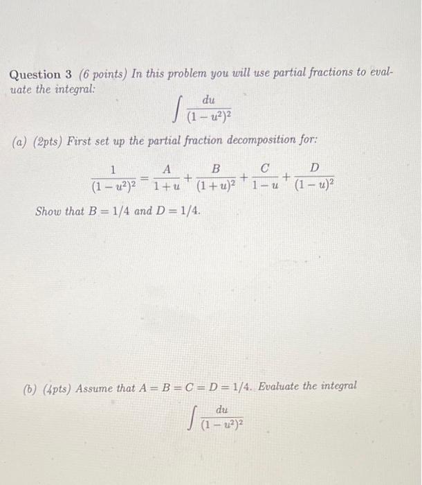 Solved Question 3 (6 points) In this problem you will use | Chegg.com
