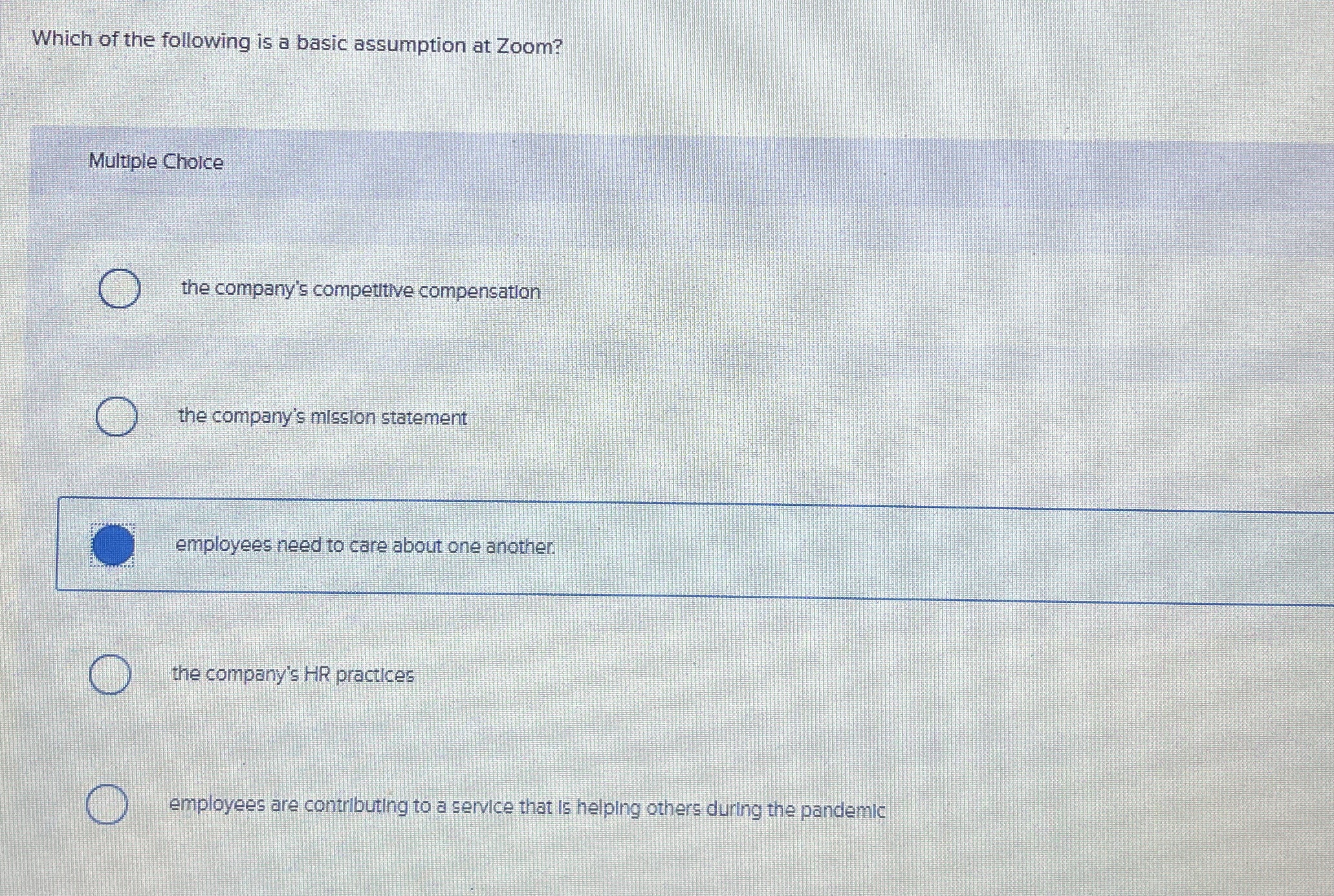 Solved Which of the following is a basic assumption at | Chegg.com