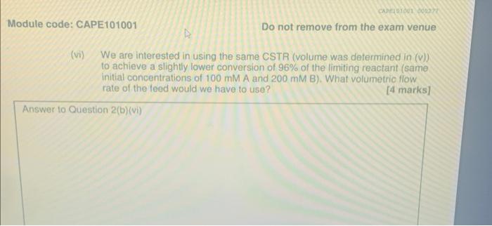 Solved \r\n\r\n\r\nModule code: CAPE101001 Do not remove | Chegg.com