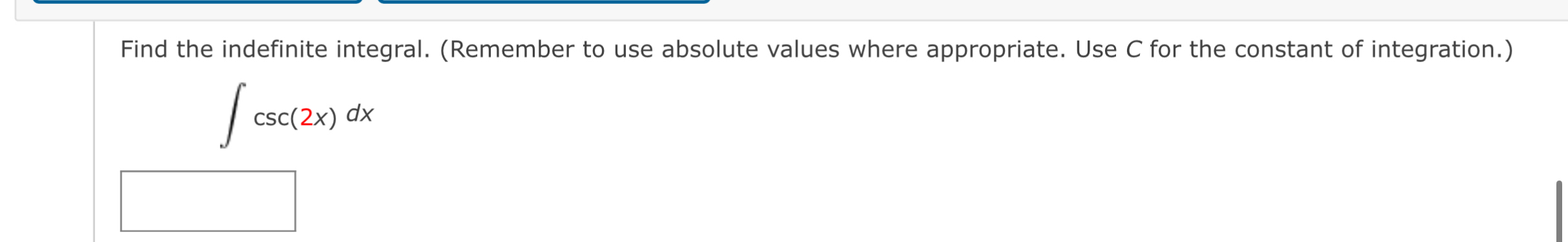 Solved Find the indefinite integral. (Remember to use | Chegg.com