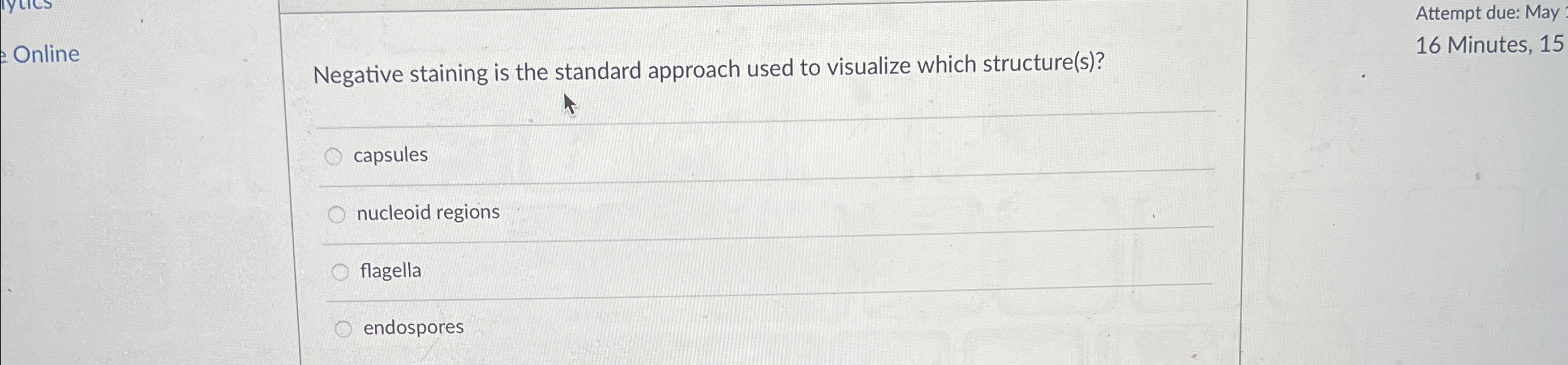 Solved OnlineNegative staining is the standard approach used | Chegg.com Solved OnlineNegative staining is the standard approach used | Chegg.com
