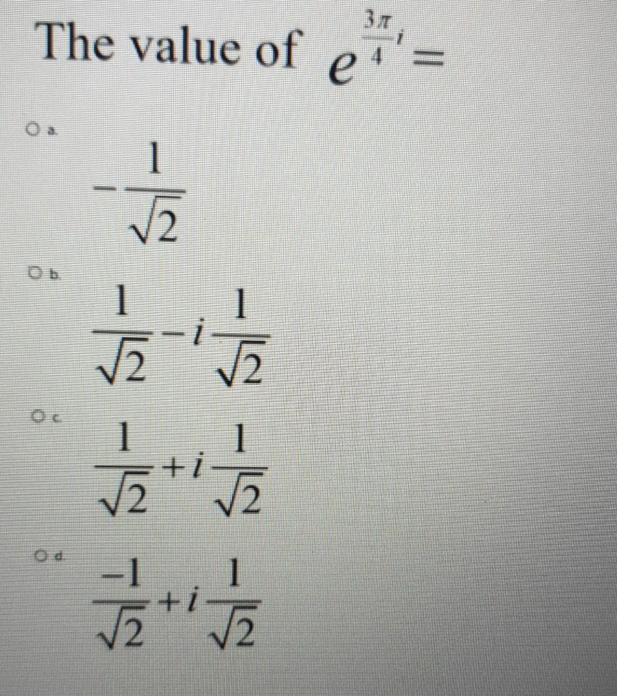Solved The value of e e . 다 1 2 1 1 +i S-SE -1 S-S '2 | Chegg.com