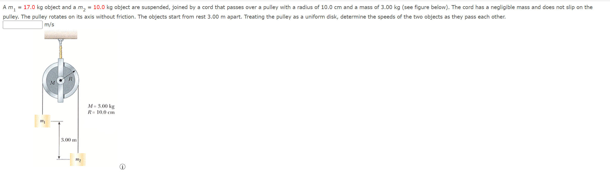 Solved pulley. The pulley rotates on its axis without | Chegg.com