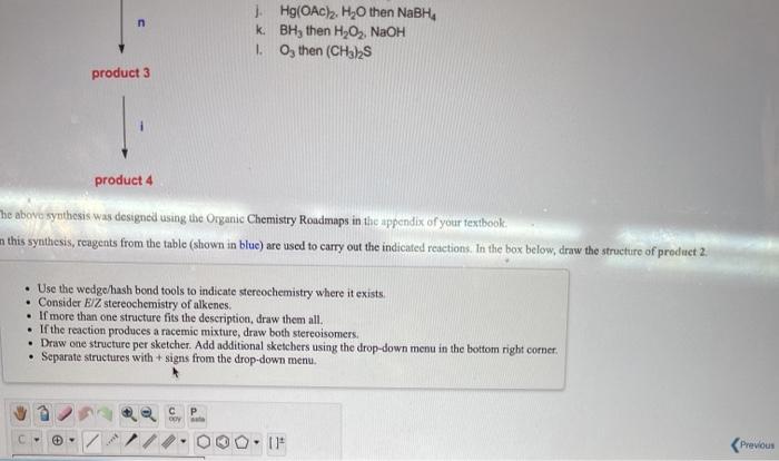 Solved n Reagents a. HCI b. HBO C. H2O, H2SO4 d. Bra e. Cl2 | Chegg.com