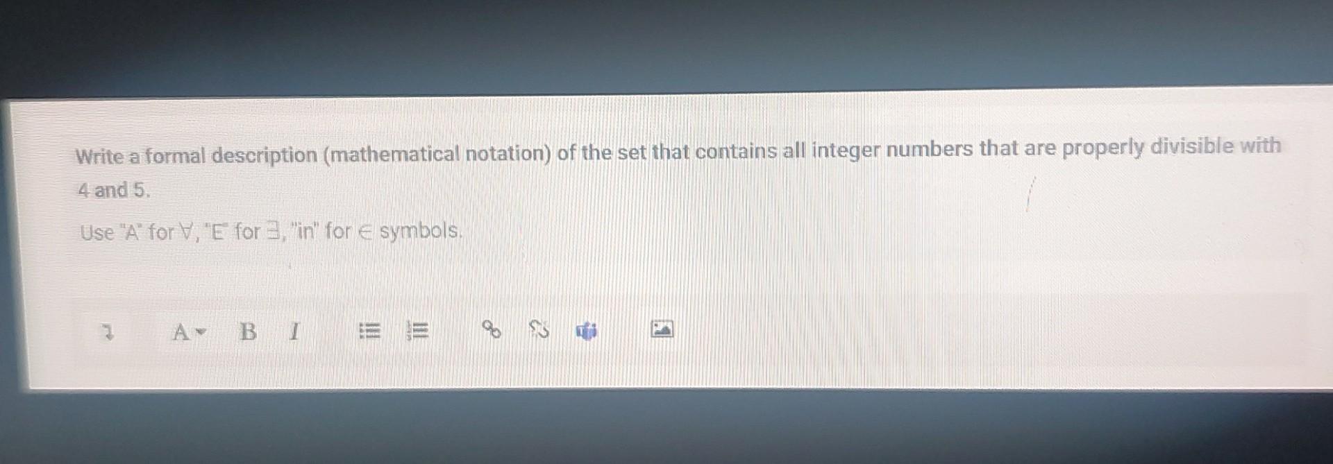 Solved Write a formal description (mathematical notation) of | Chegg.com