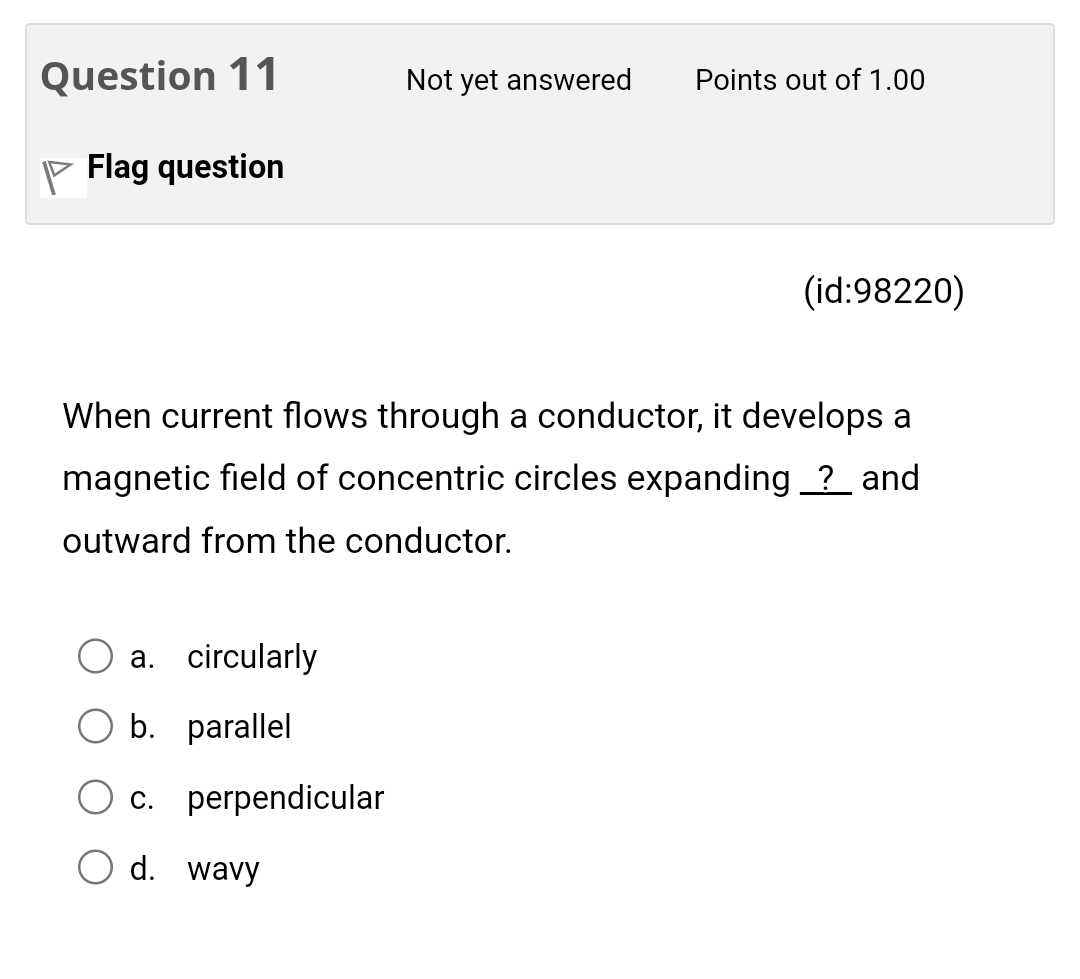 Solved When current flows through a conductor, it develops a | Chegg.com