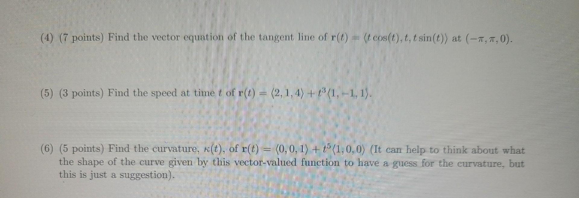 Calculus 3 Please only answer these questions if you | Chegg.com