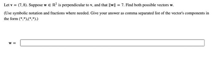 Solved Calculate u, the normalization of the vector | Chegg.com