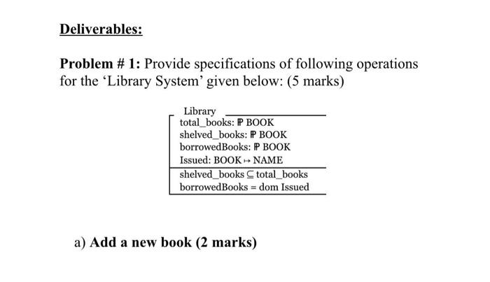 Solved Problem \# 1: Provide specifications of following | Chegg.com