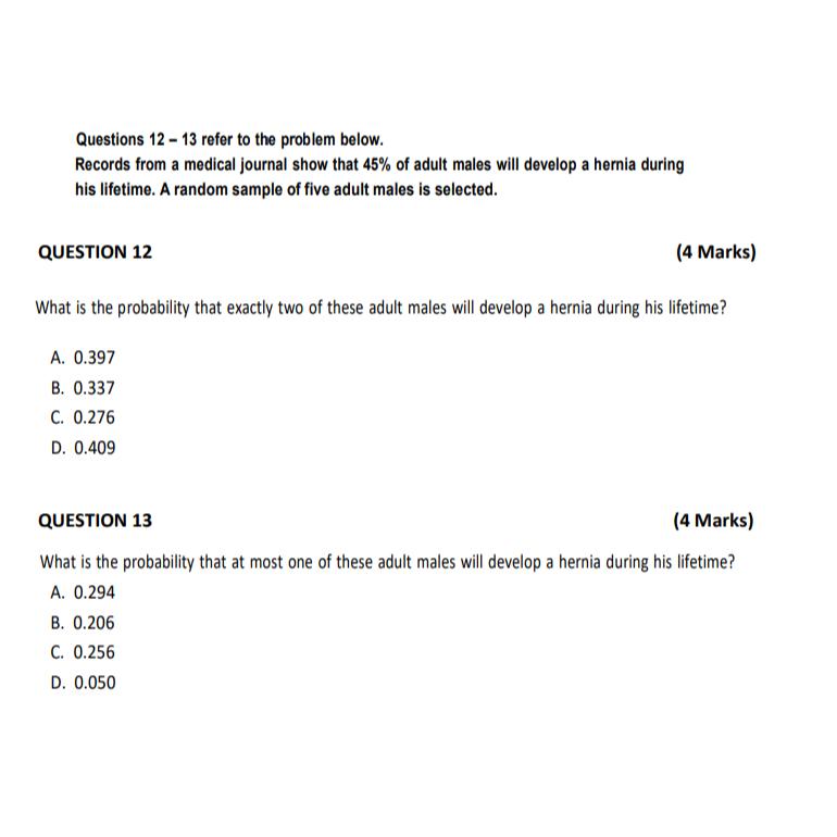 Solved Questions 12 - 13 ﻿refer to the problem below.Records | Chegg.com