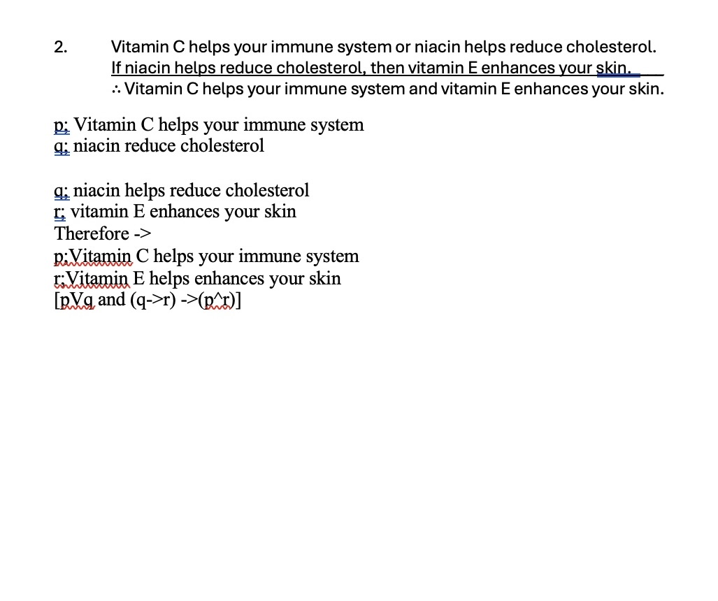Solved Vitamin C ﻿helps your immune system or niacin helps | Chegg.com