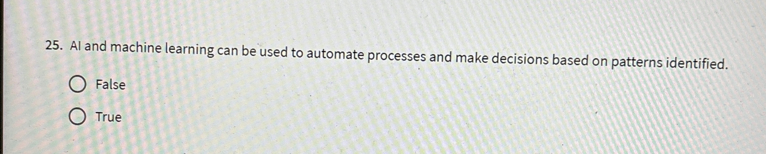 Solved Al and machine learning can be used to automate | Chegg.com