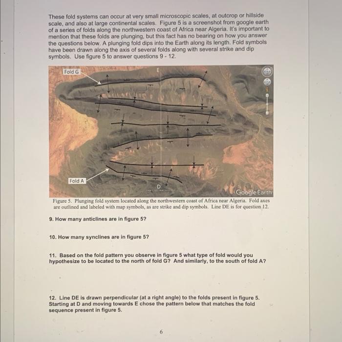 Solved These fold systems can occur at very small | Chegg.com