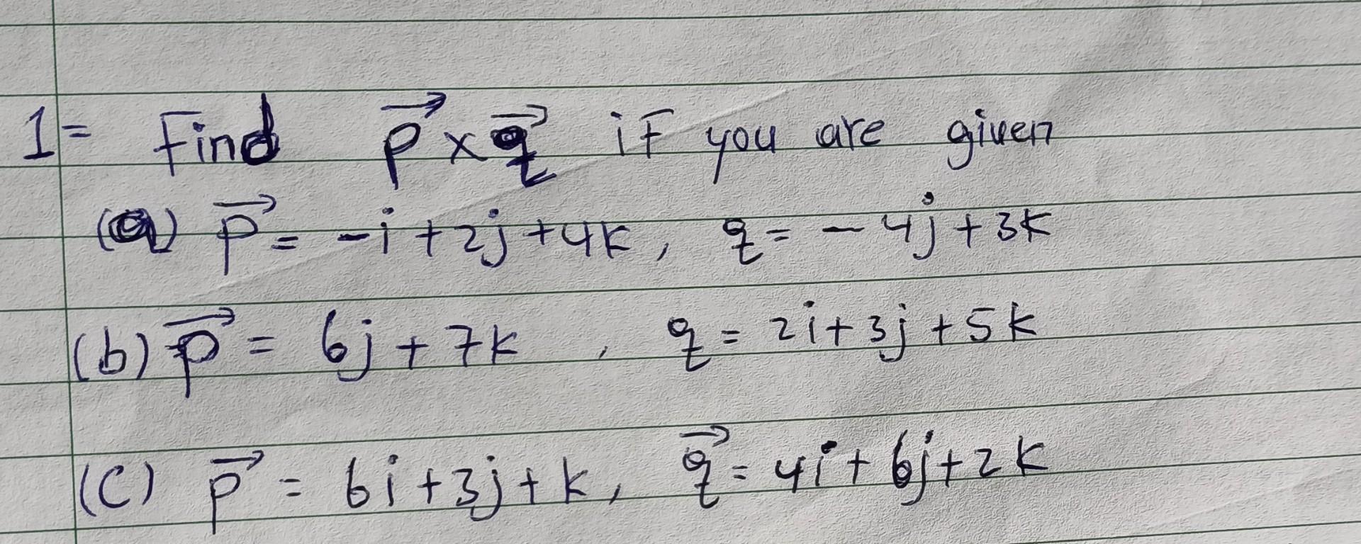 Solved = q= 1- Find xq if you are given () P.i @p-it2j+96, | Chegg.com