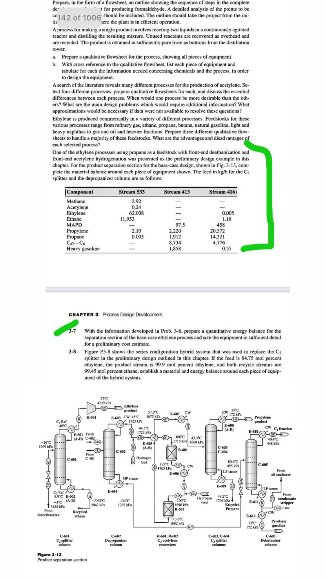 Solved Prepare, in the form of a flowsheet, an outline | Chegg.com