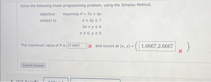 Solved Solve the following linear programming problem, using | Chegg.com