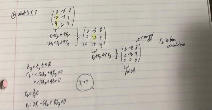 Solved (2) What is X1 ? | Chegg.com