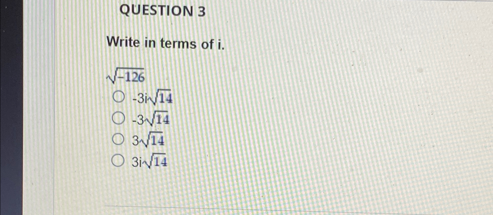 Solved QUESTION 3Write in terms of | Chegg.com