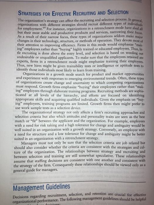 Solved What types of strategic choices do managers have when | Chegg.com