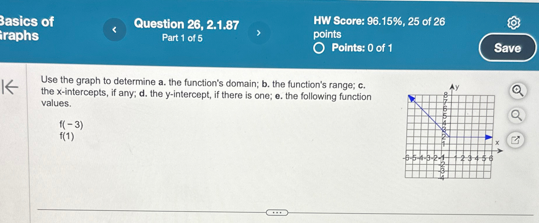 Solved Question 26, 2.1.87HW Score: 96.15%,25 ﻿of 26Part 1 | Chegg.com
