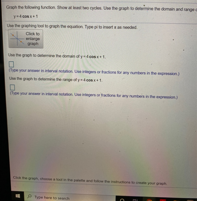 Solved Graph the following function. Show at least two | Chegg.com