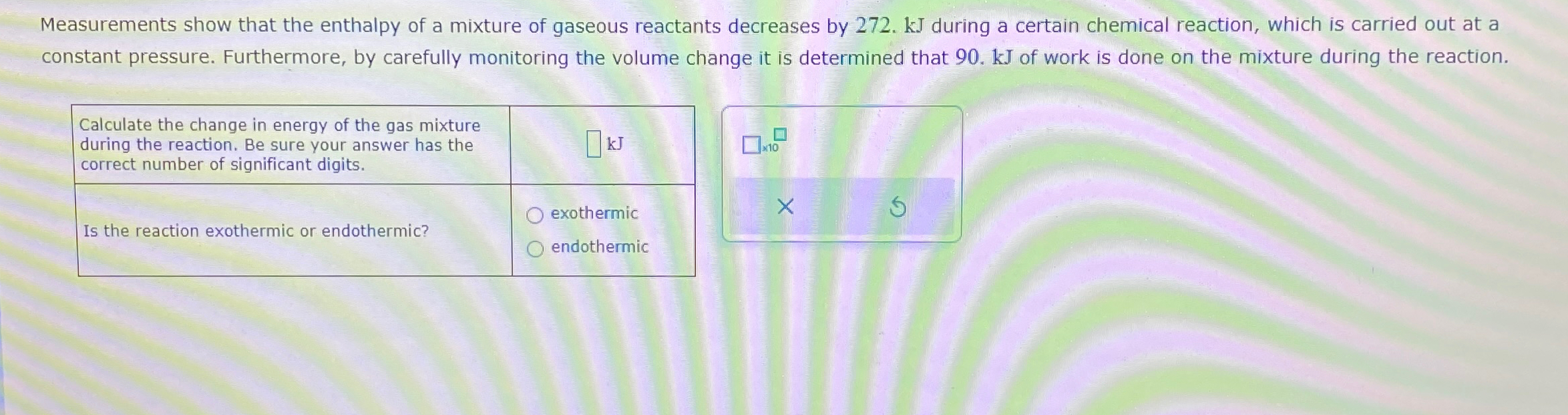 Solved Measurements show that the enthalpy of a mixture of | Chegg.com