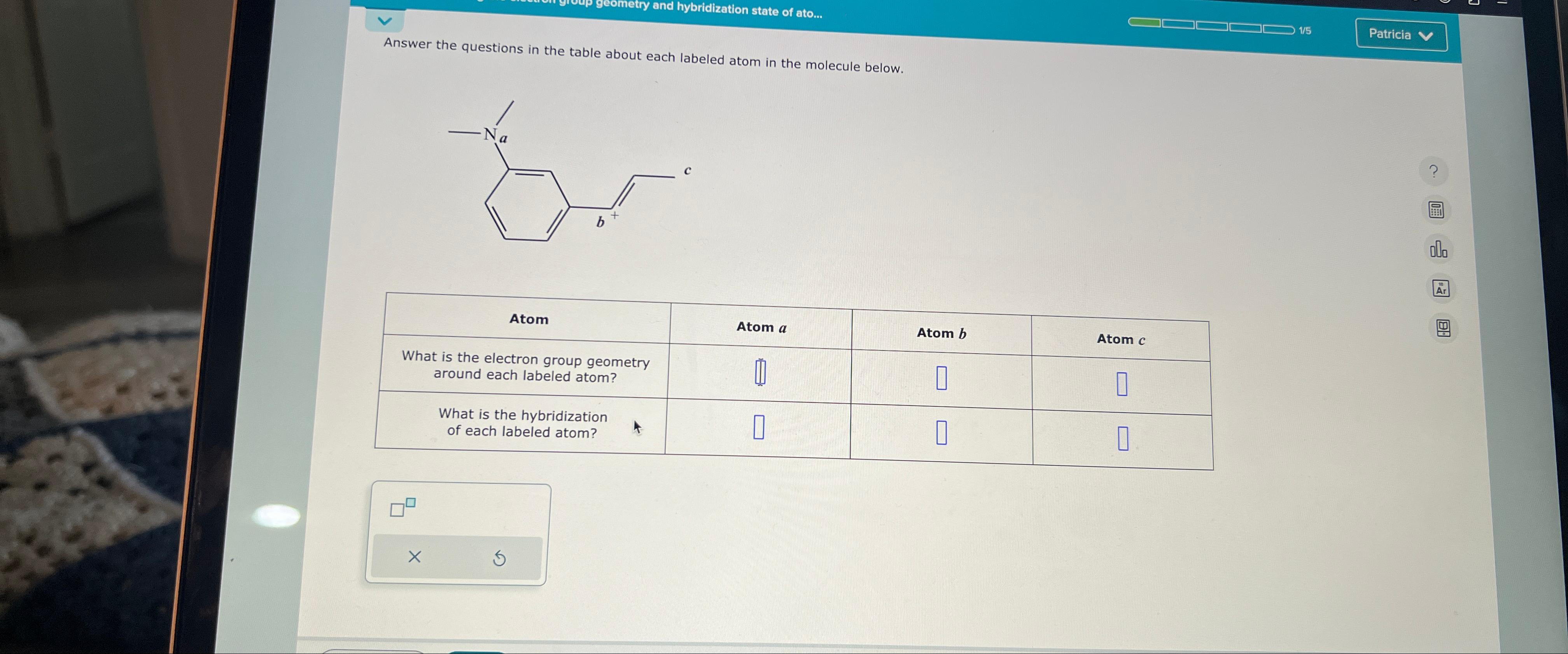 Solved Answer the questions in the table about each labeled | Chegg.com