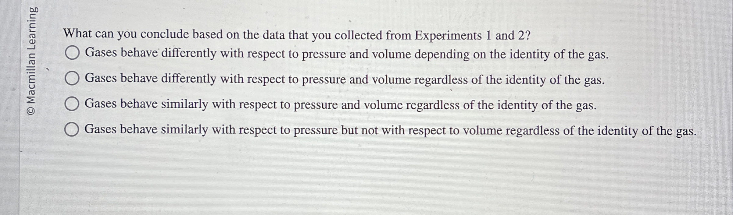 Solved What can you conclude based on the data that you | Chegg.com