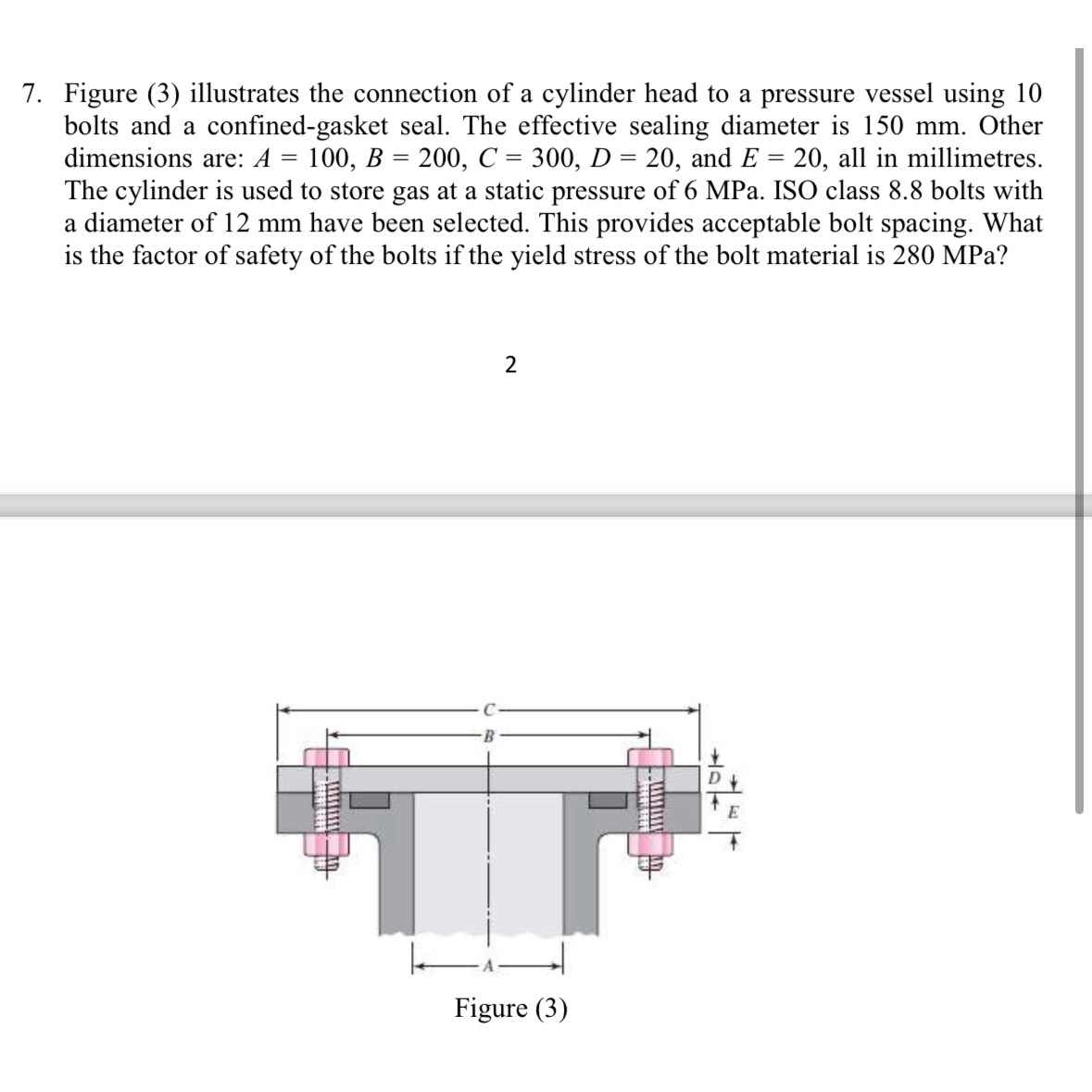 Solved Figure (3) ﻿illustrates the connection of a cylinder | Chegg.com