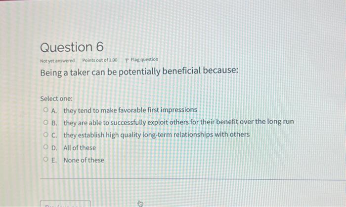 Solved Question 6 Notyet answered Points out of 1.00P | Chegg.com Solved Question 6 Notyet answered Points out of 1.00P | Chegg.com
