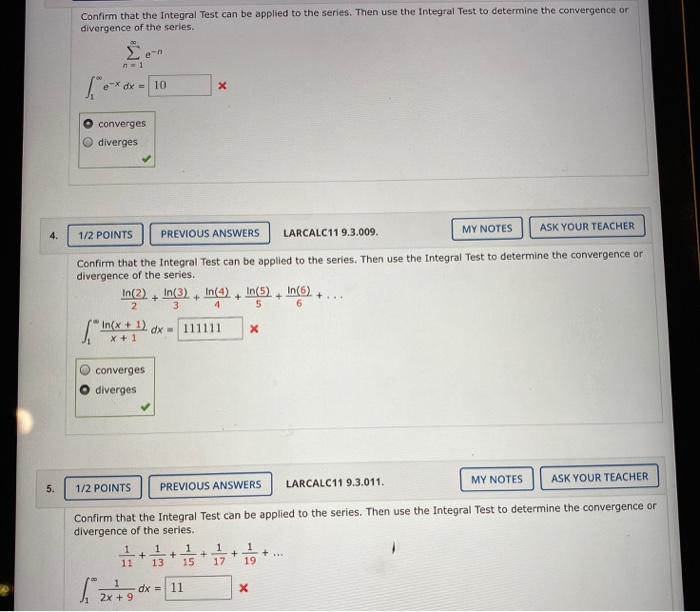 Solved Confirm that the Integral Test can be applied to the | Chegg.com
