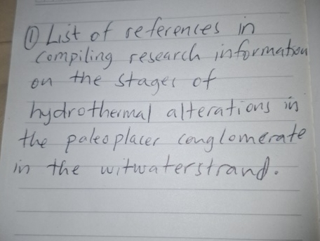 Solved (1) ﻿List of references in compiling research | Chegg.com