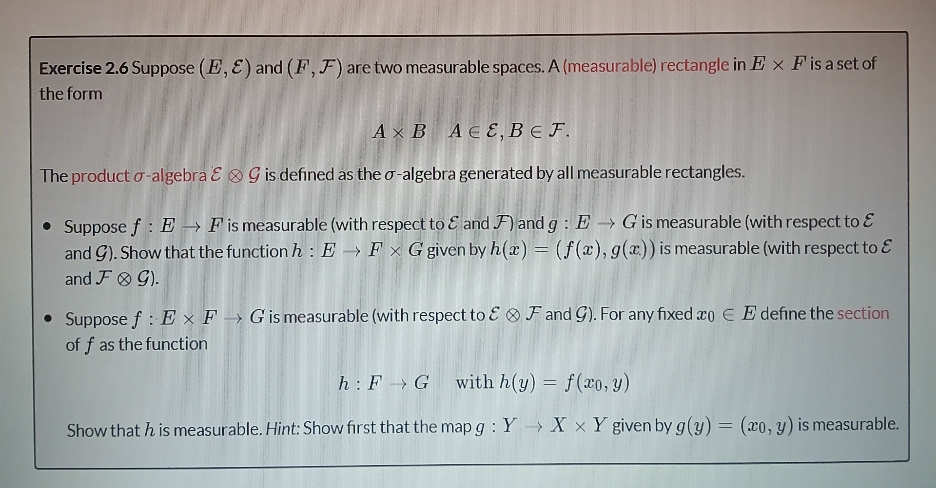 Solved Exercise 2 6 ﻿suppose E E ﻿and F F ﻿are Two