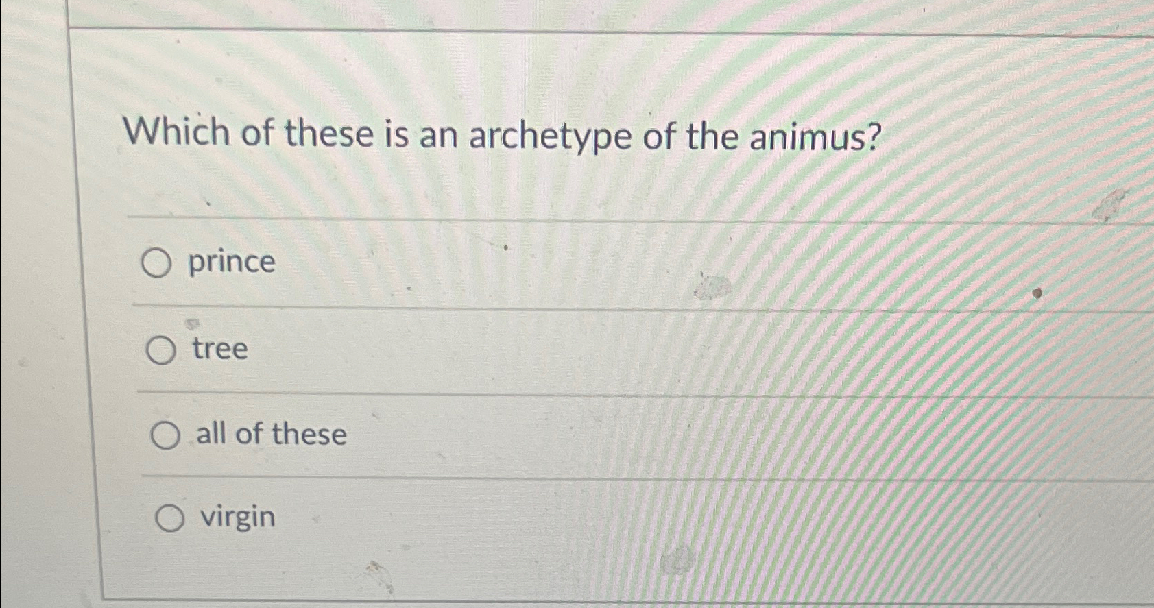 Solved Which of these is an archetype of the | Chegg.com