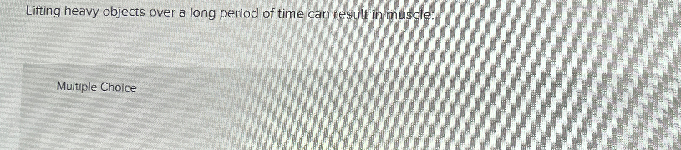 Solved Lifting heavy objects over a long period of time can | Chegg.com